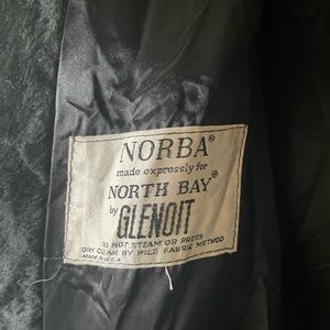 Vintage | Jackets & Coats | Vintage Norba By Glenoit Black Faux Fur ...